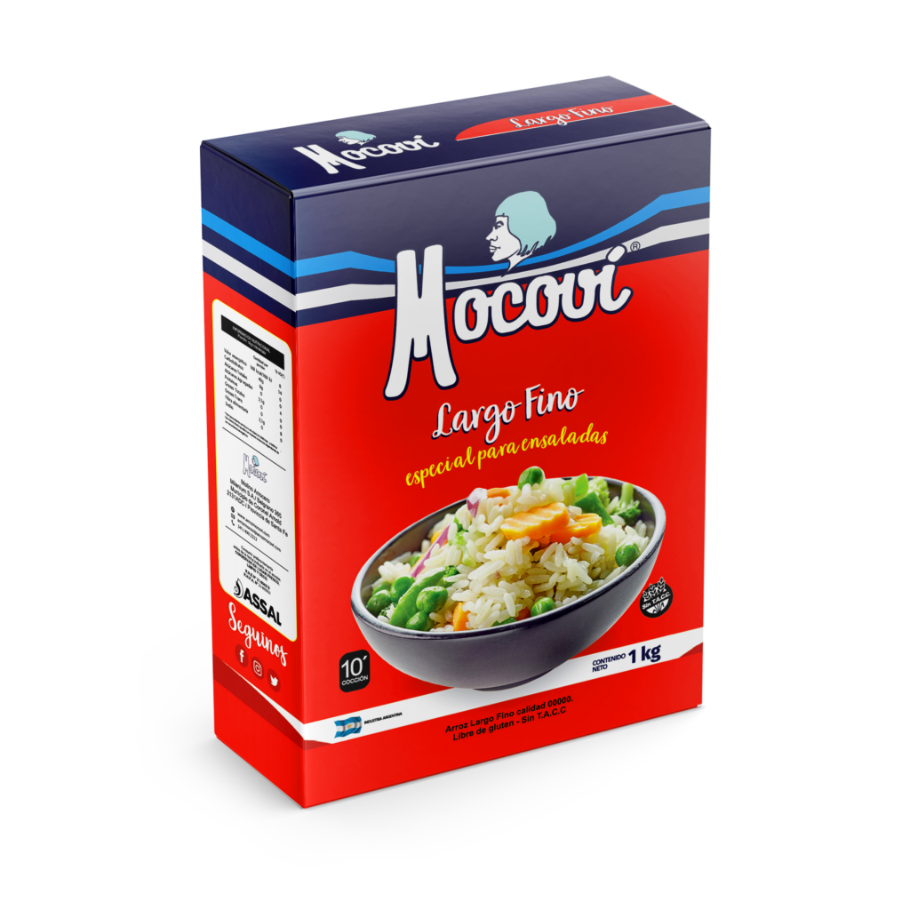 PACK ARROZ MOCOVI LARGO FINO 10x1KG - Arroz Mocoví